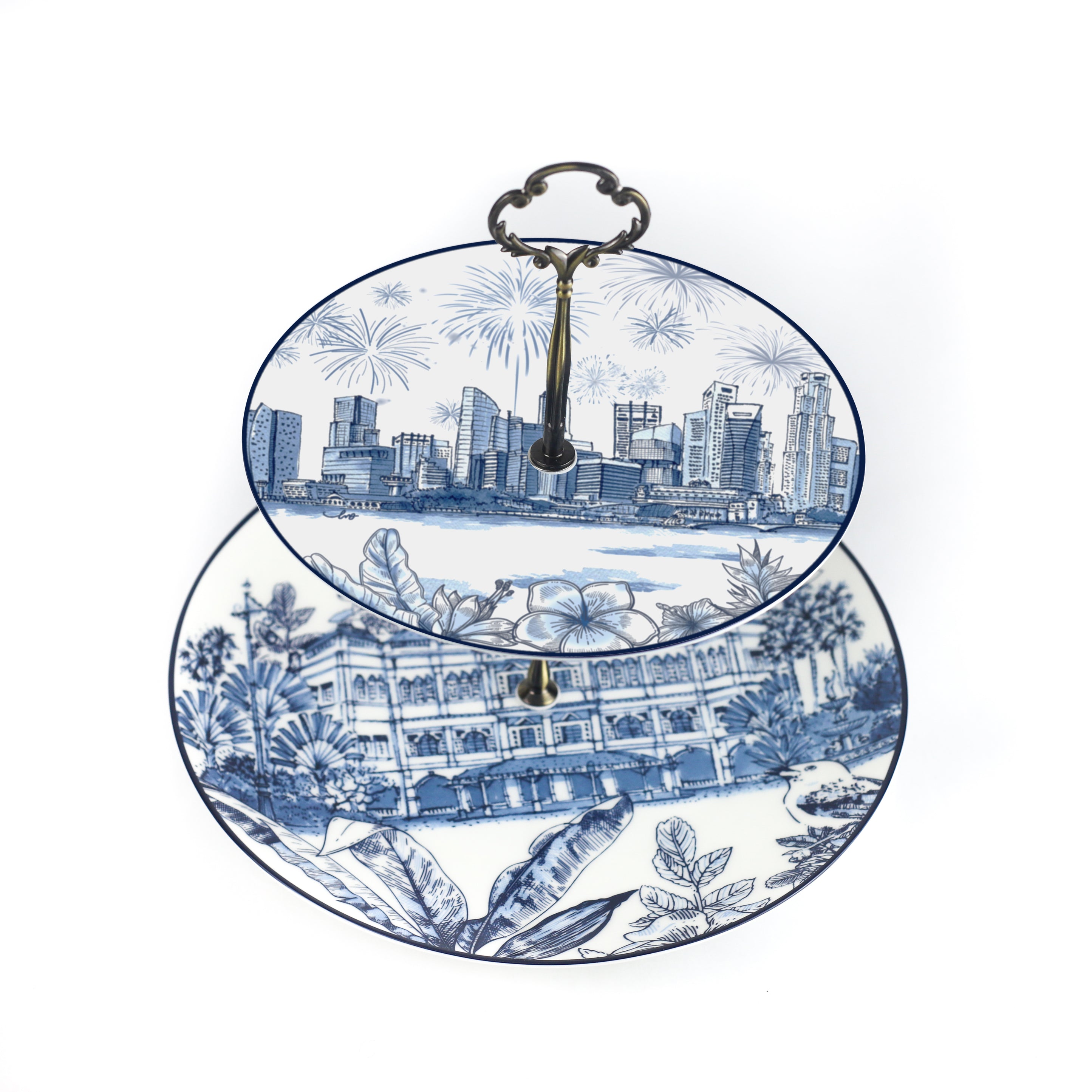 Singapore Themed Cake Stand – Ginger Lily